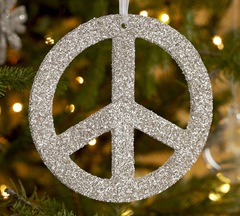 Peace Sign Ornament Tutorial - Crap I've Made